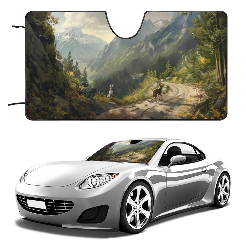 Car Windshield UV Rays Protector Cover, Waterproof Vehicle Front ...