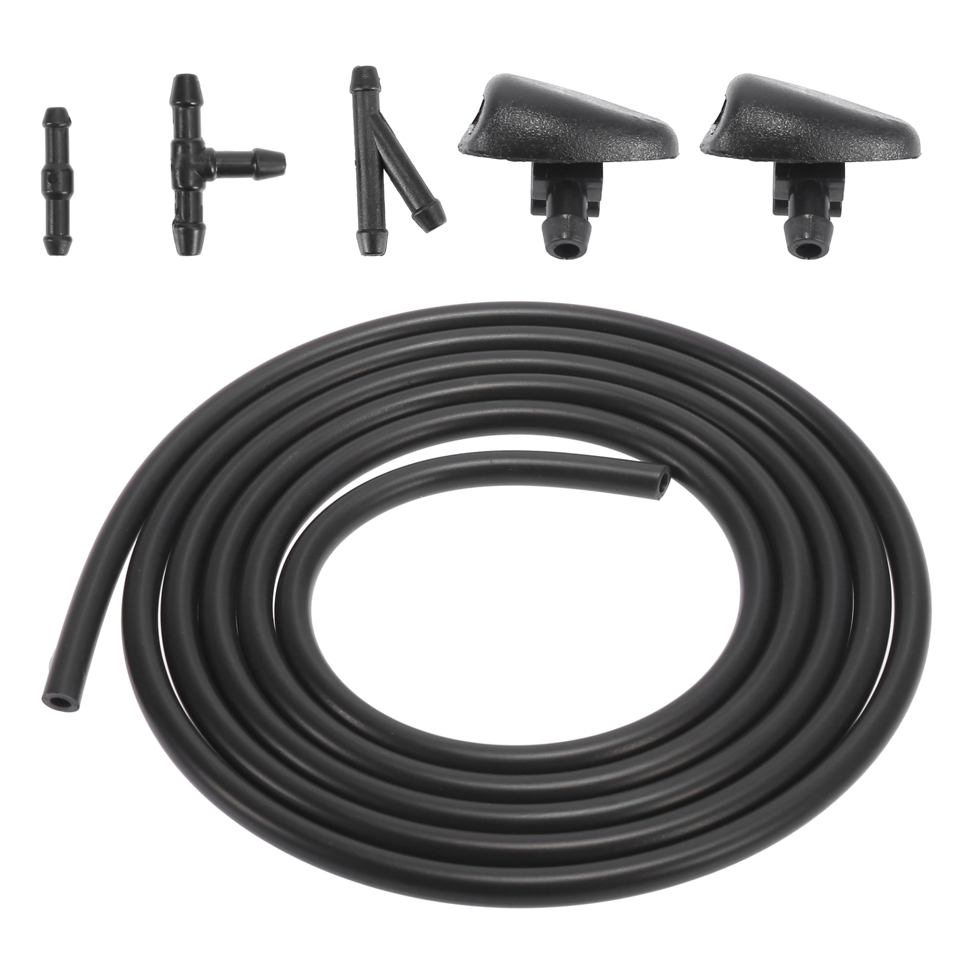 Car Windshield Washer Nozzles Kit w/ Windshield Washer Hose and ...