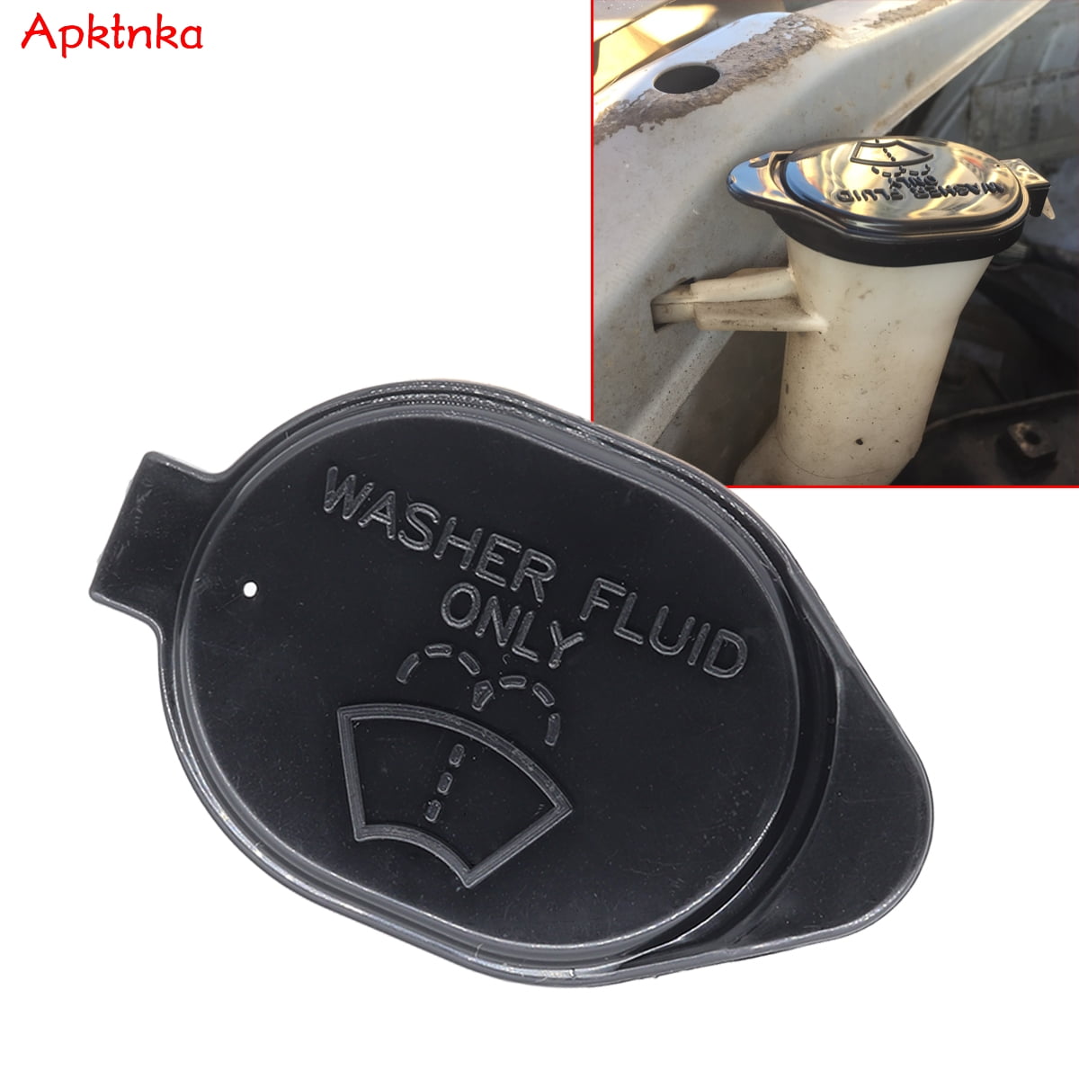 Car Windshield Wiper Reservoir Washer Bottle Cap Lid Top Replacement ...