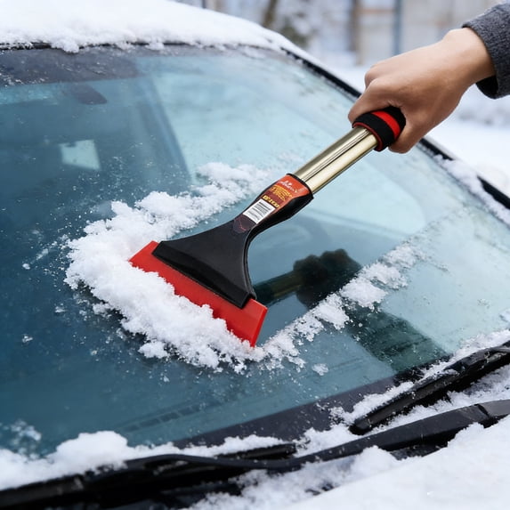 Car Winter Snow Ice Scraper - Windshield Glass Defrosting Snow Shovel ...