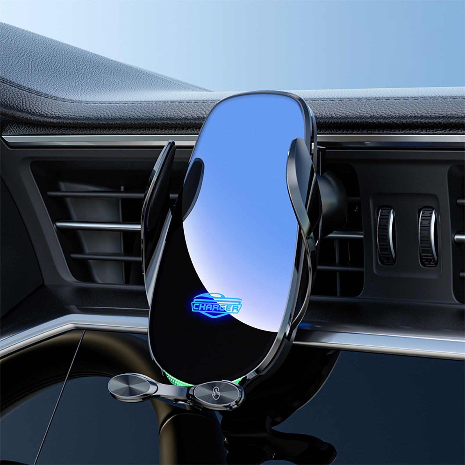 Car Wireless Charger 15W Fast Charging with Intelligent Induction, 360 ...