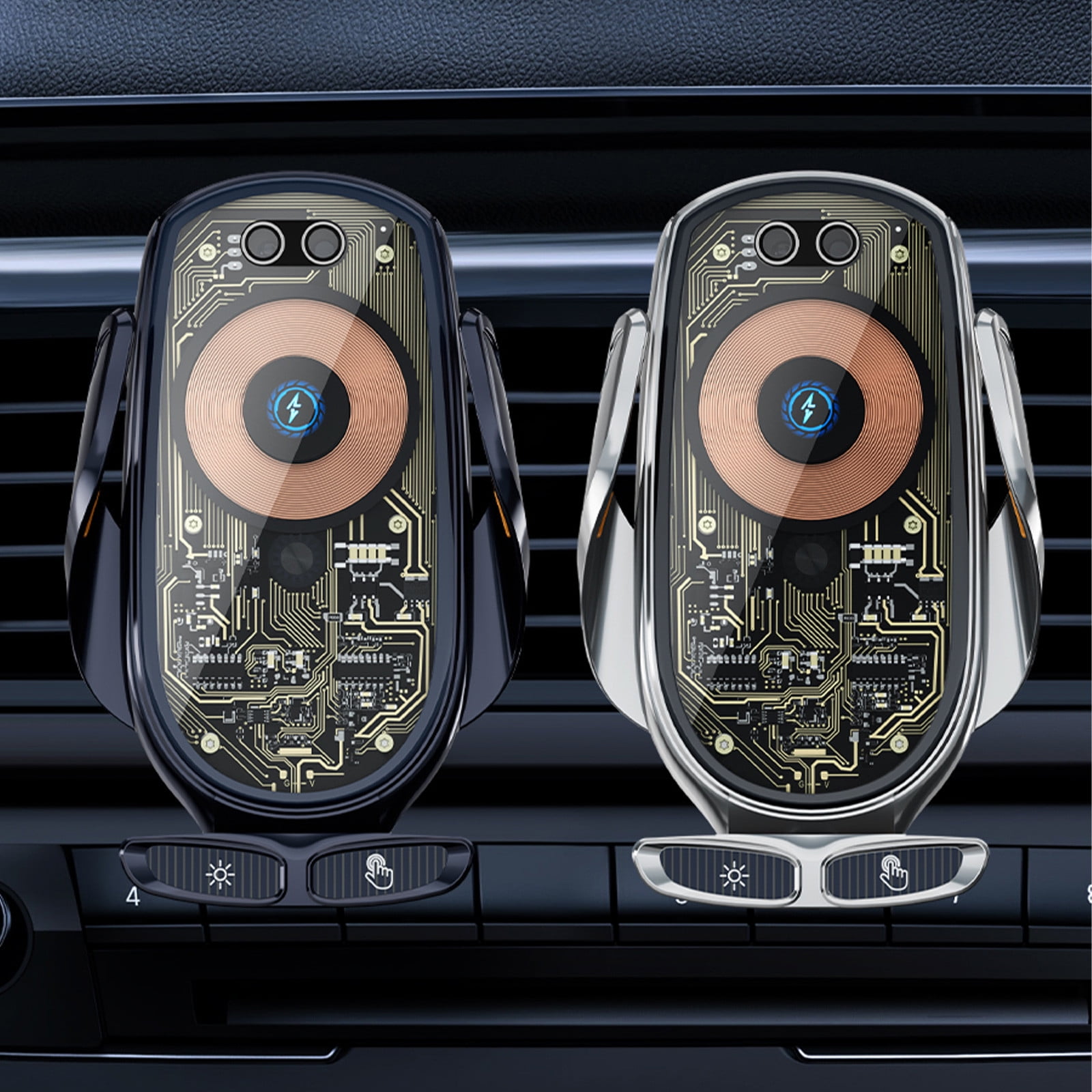 Car Wireless Charger, 360 Rotation, Fast Charging, Stable Installation ...
