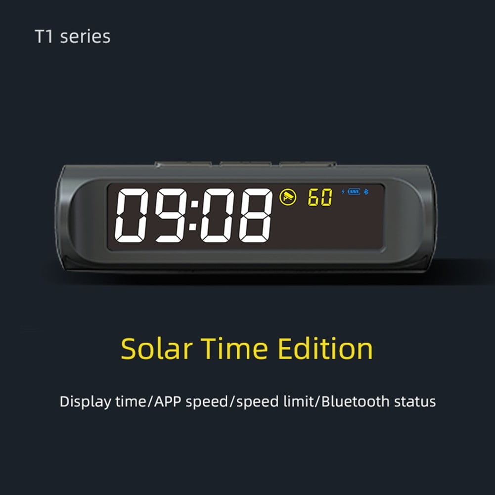 Car Wireless Solar Car HUD Head Up Display Digital APP Speedometer ...