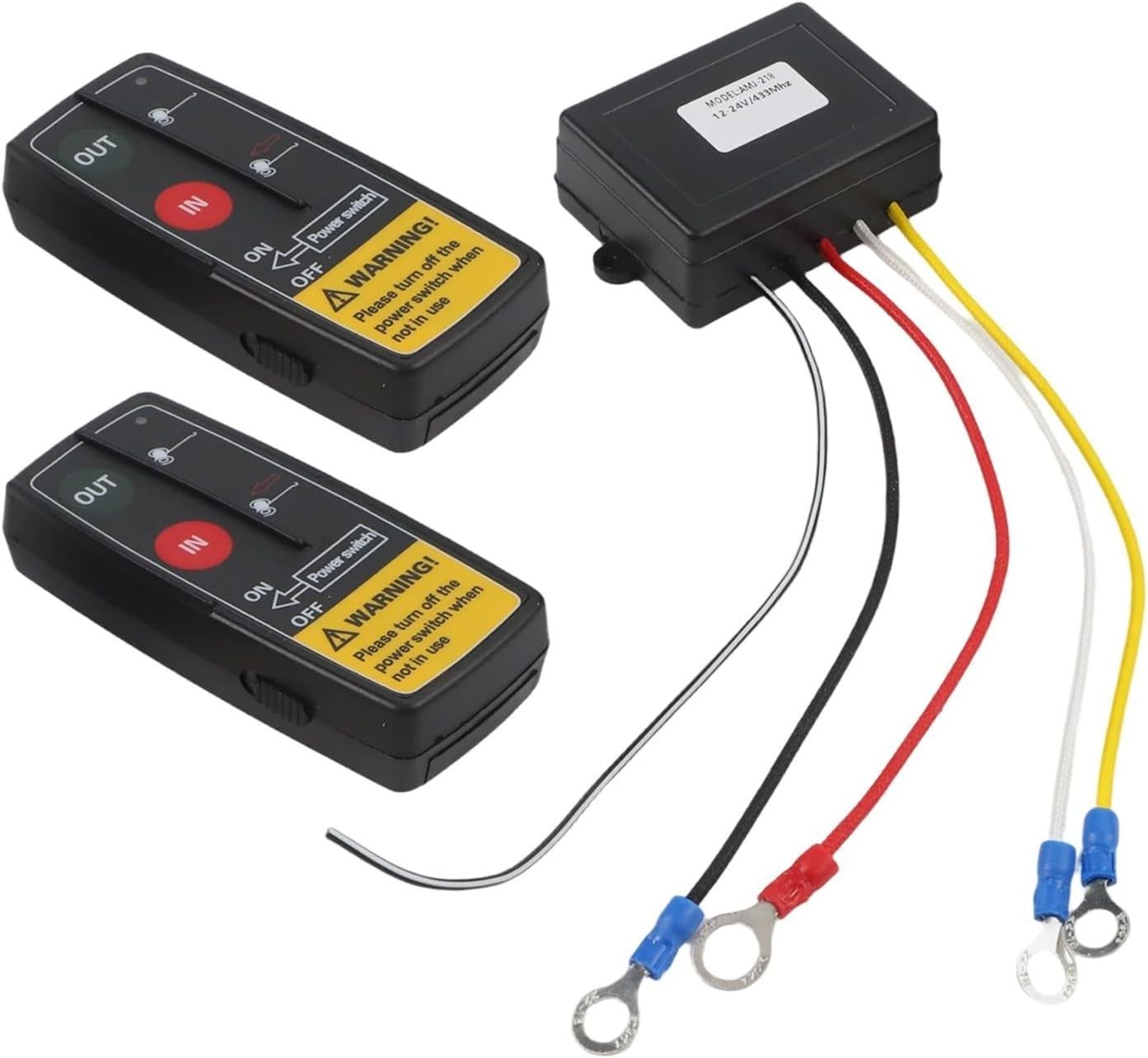 Car Wireless Winch Electric Remote Control, Handset Recovery Winch ...