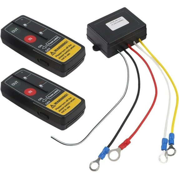 Car Wireless Winch Electric Remote Control, Handset Recovery Winch ...