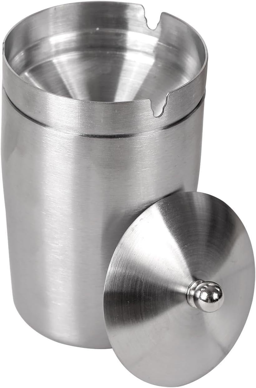 Car With Lid Smell Proof,Stainless Steel Smokeless For Car,Outdoor ...