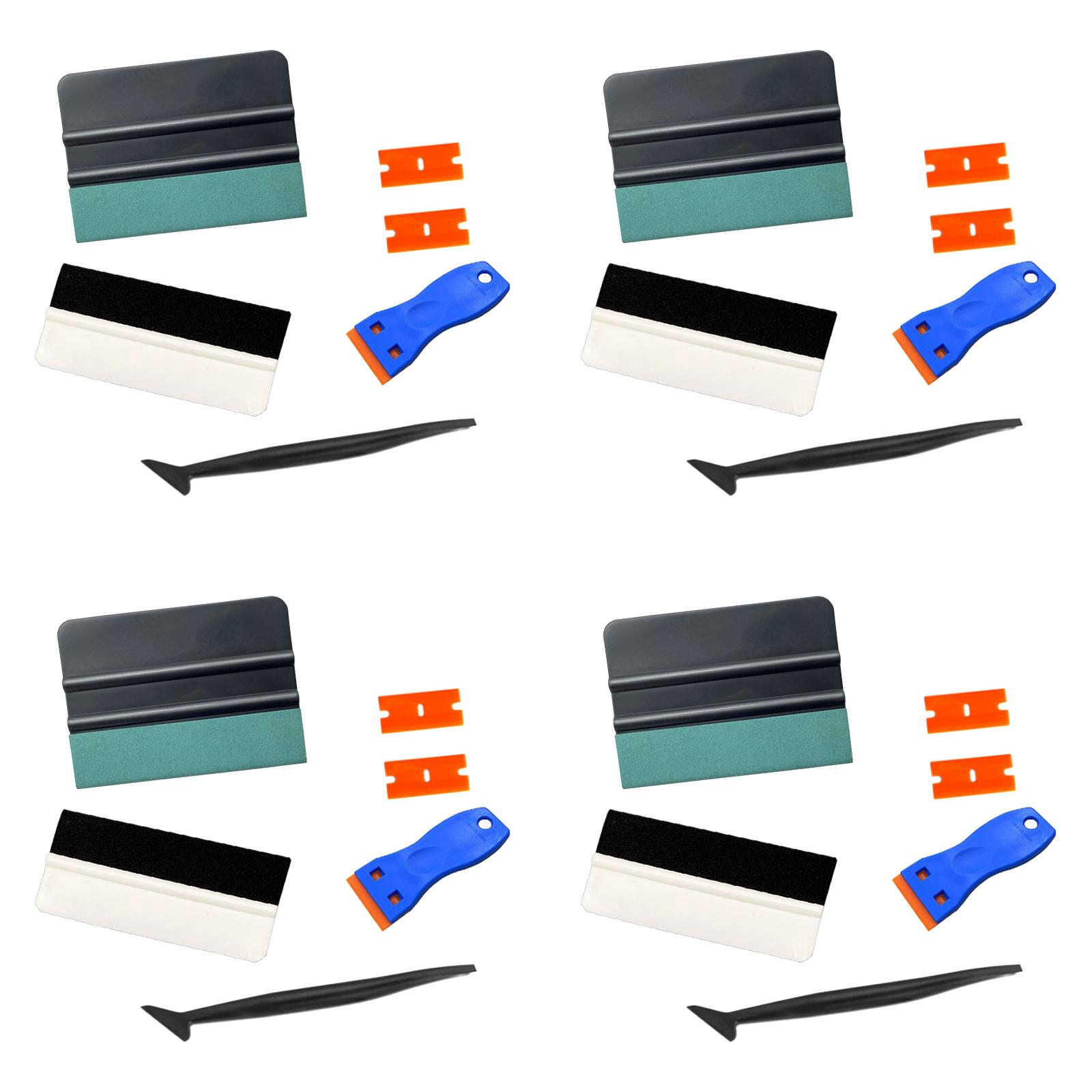 Car Wrap Edge Tool Kit Application Scraper Set 6 Piece Color Change ...