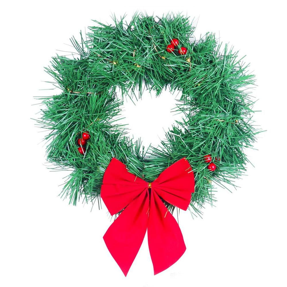 Car Wreath Christmas Automotive Christmas Wreath for Car with LED ...