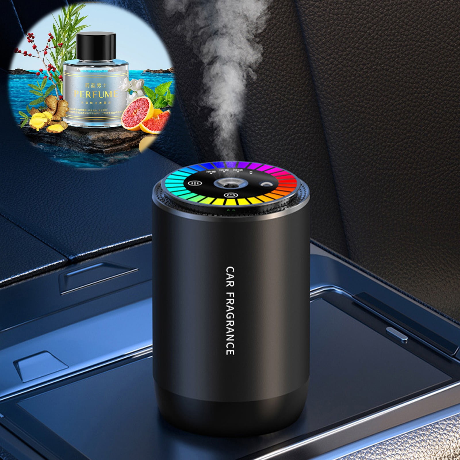 Car and Home Perfume Instrument Aroma Diffuser Light Intelligent ...