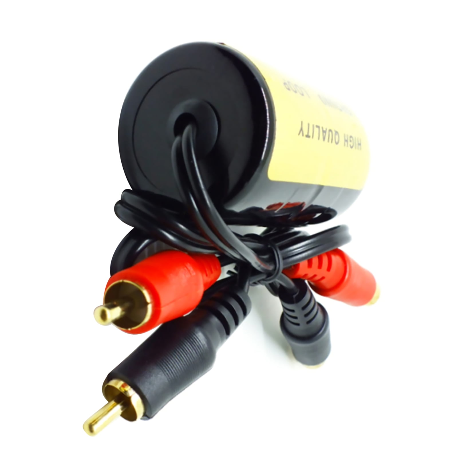 Car and Home RCA Noise Filter Suppressor Eliminates Ground Loop Noise ...