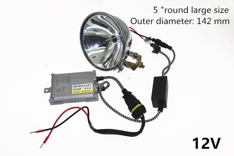Car and truck xenon headlight 12V24V super bright 4 5 round spot light ...