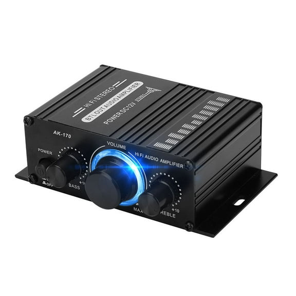 LineYDI 800W 2 Channel bluetooth Mini HIFI Power Amplifier Audio Stereo ...