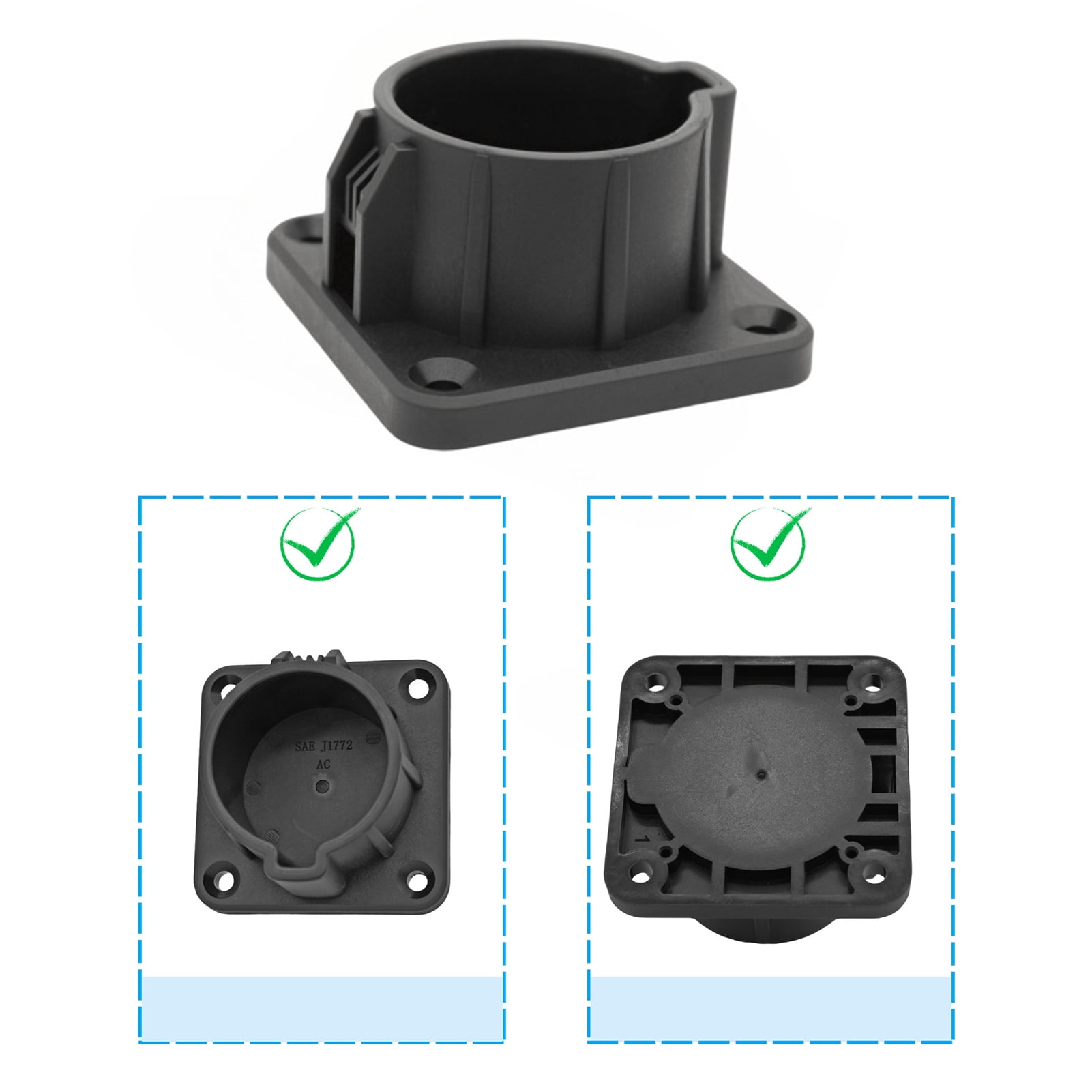 Car bracket,Vehicle Car Wall-mount J1772 Vehicle Car Wall-mount Socket ...