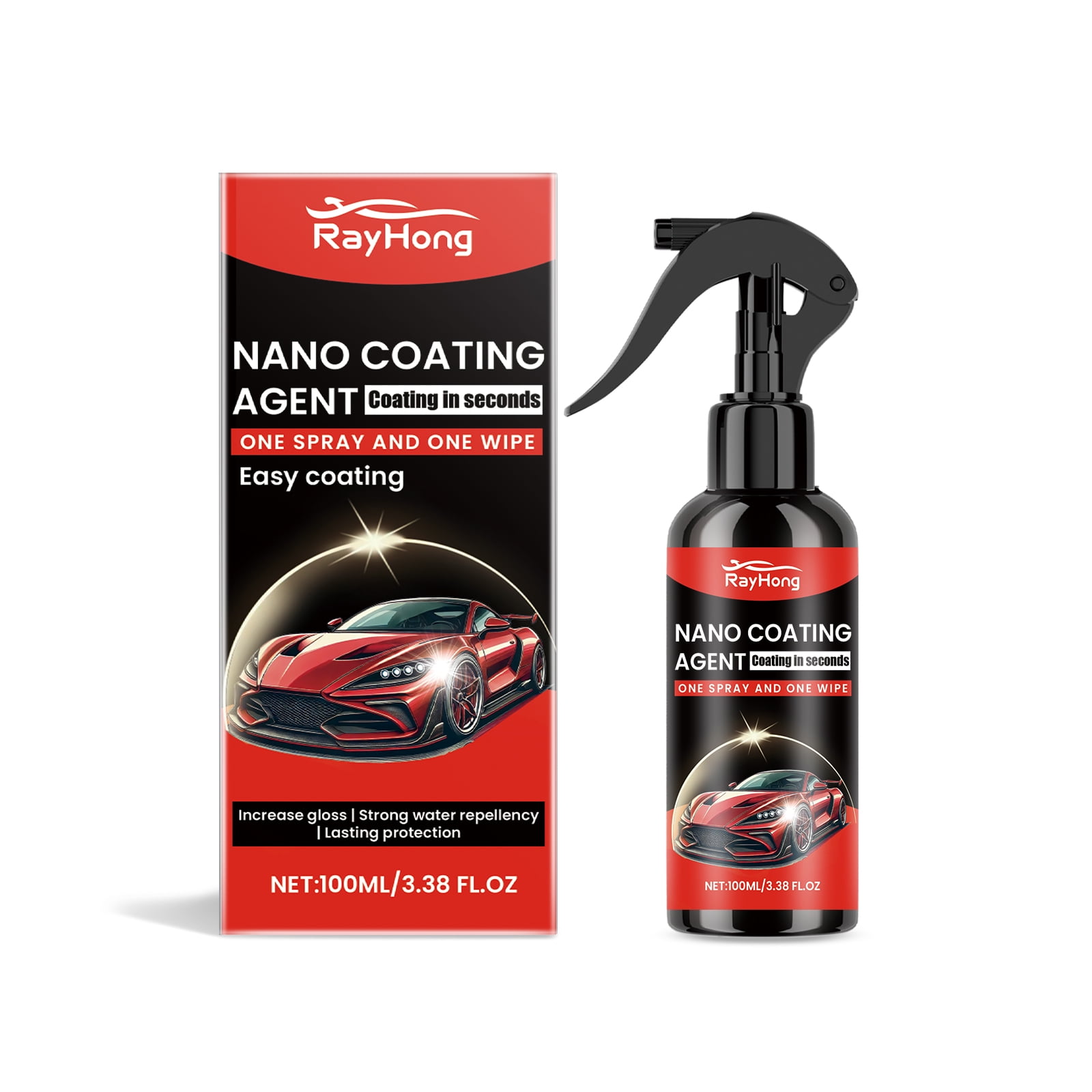 Car coating agent protects car paint, improves gloss, anti-fouling ...