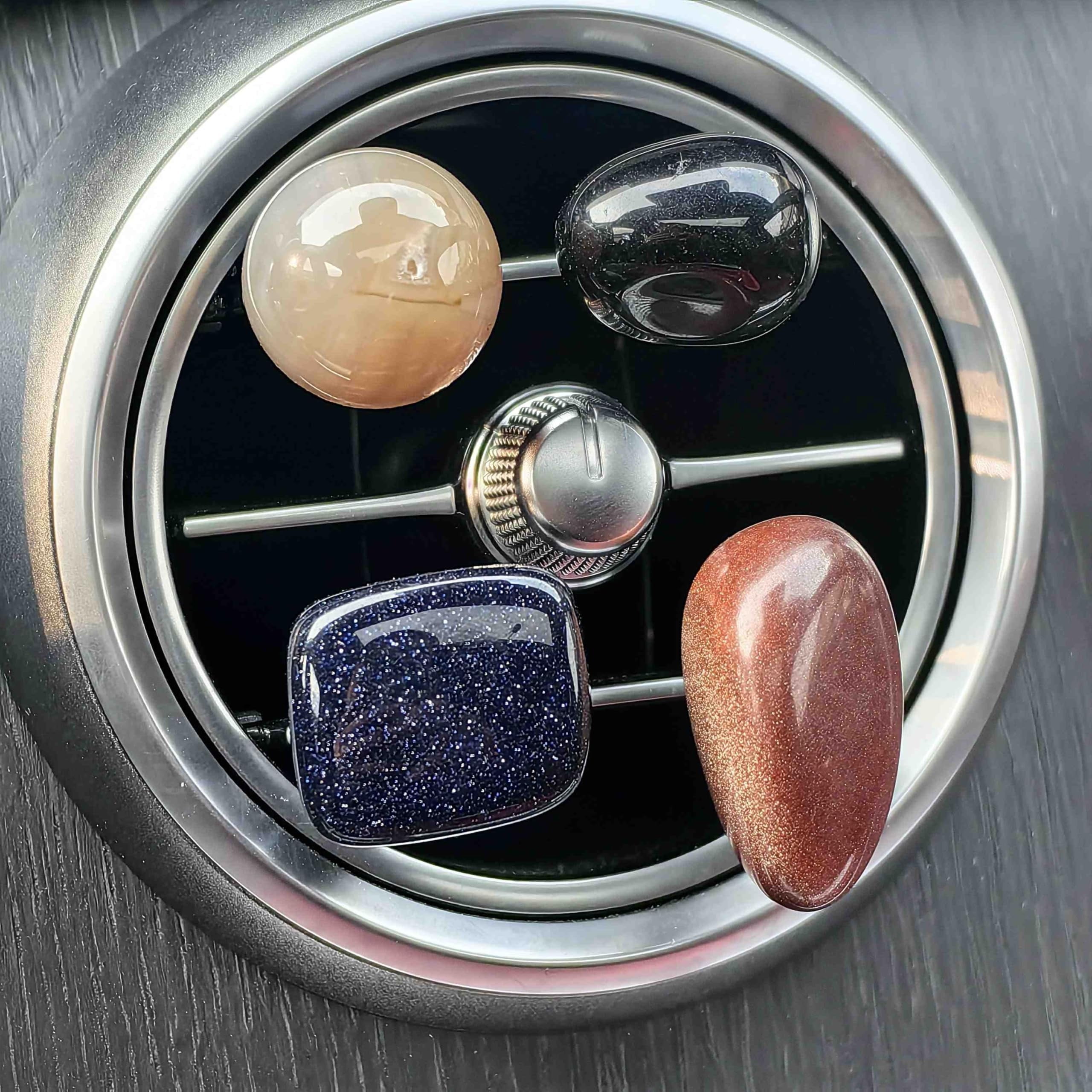 Car crystal car vent clip crystal stone Point natural Healing carved ...
