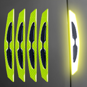 Car door anti-collision strip, carbon fiber reflective sticker, bumper ...