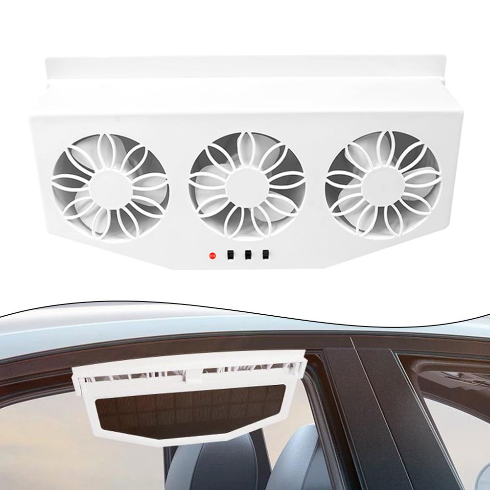 Car exhaust fan USB charging/solar energy air circulation cooling ...