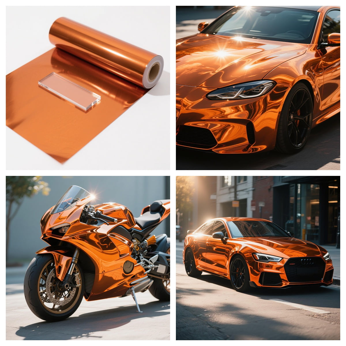 Car exterior decorative film, car PVC material wrapping, motorcycle car ...