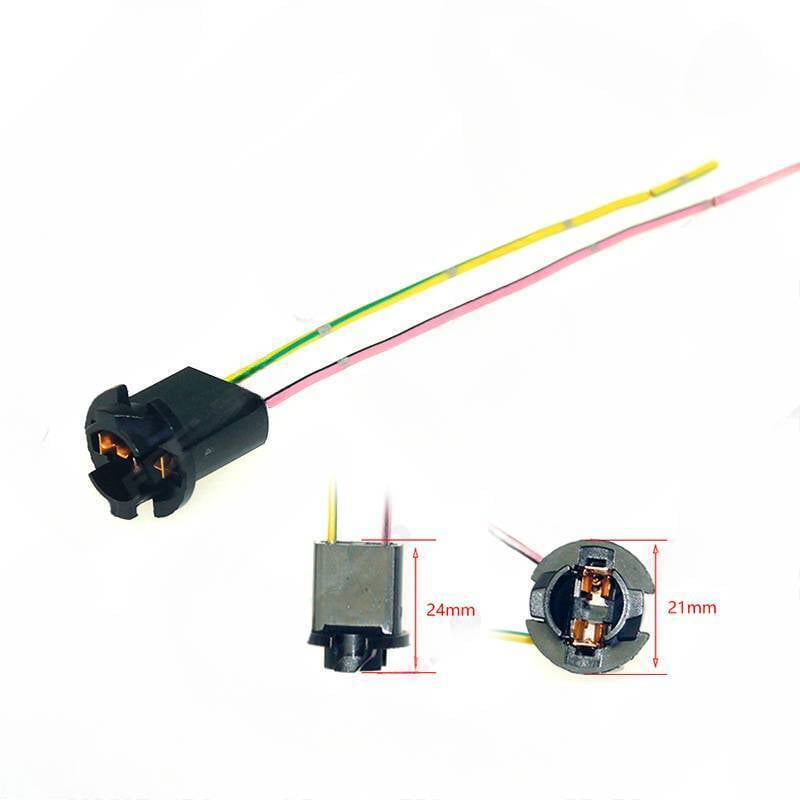 Car general lamp holder T10 W5W 147 LED lamp wedge lamp socket ...