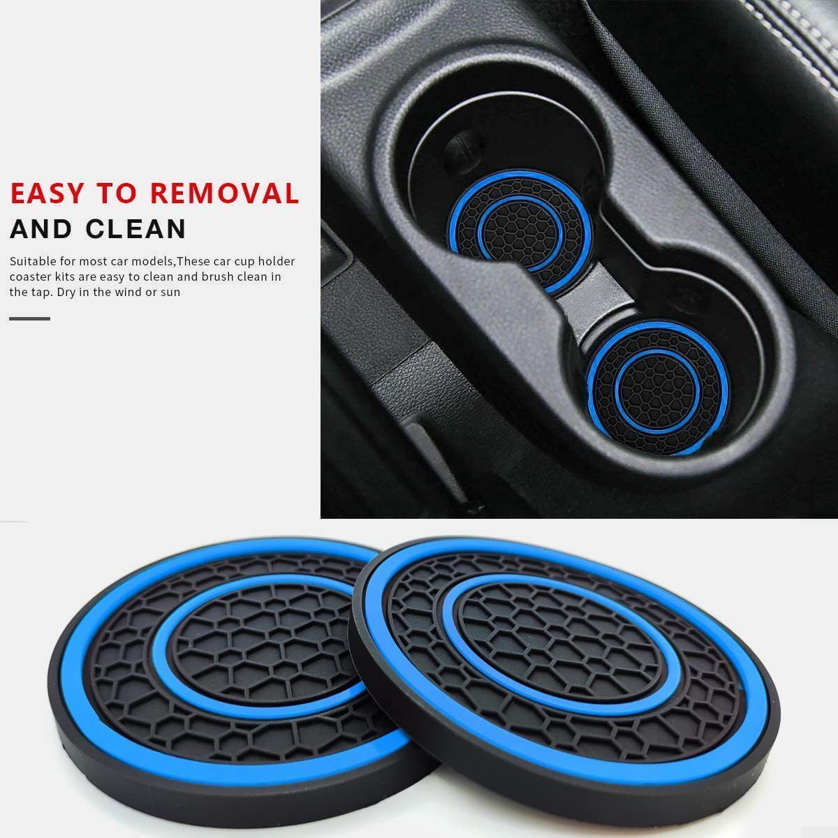 Car general purpose car soft rubber pad anti-scalding pad water cup pad ...