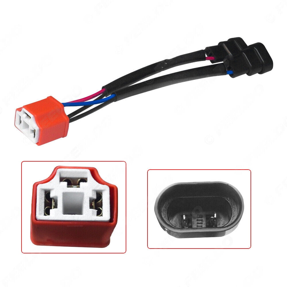 Car halogen bulb socket adapter H4 ceramic lamp holder to 9005-H11 ...