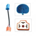 Car headlight general H4 to 9004/9007 socket plug adapter wire Ceramic ...
