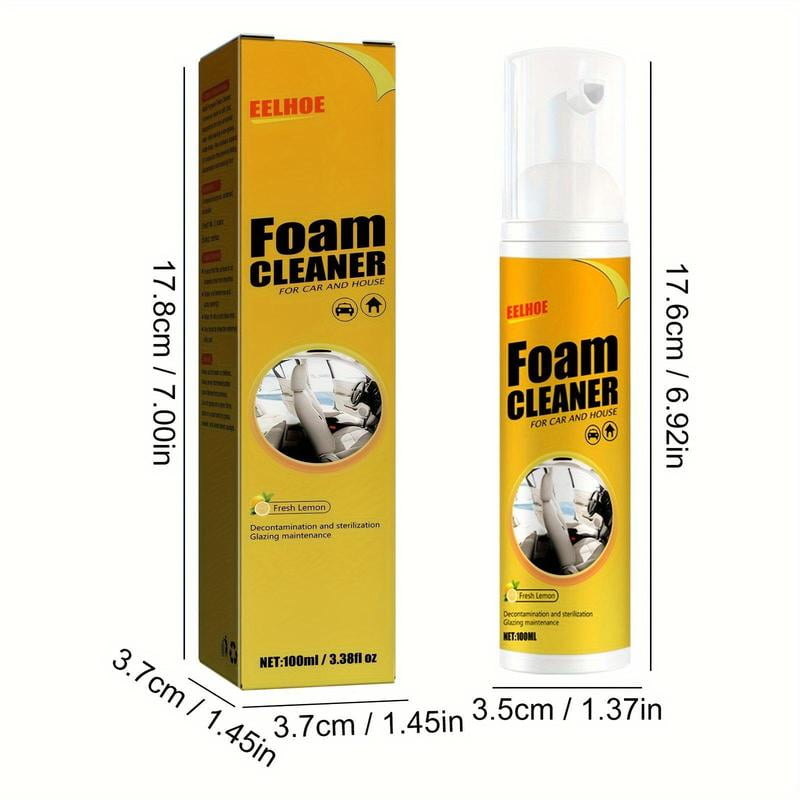 Car interior foam cleaner Interior leather seat Plastic ceiling ...