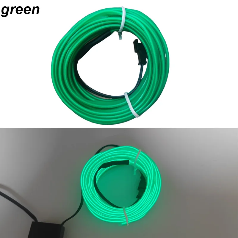 Car interior led decorative lamp el wiring neon strip for auto diy ...