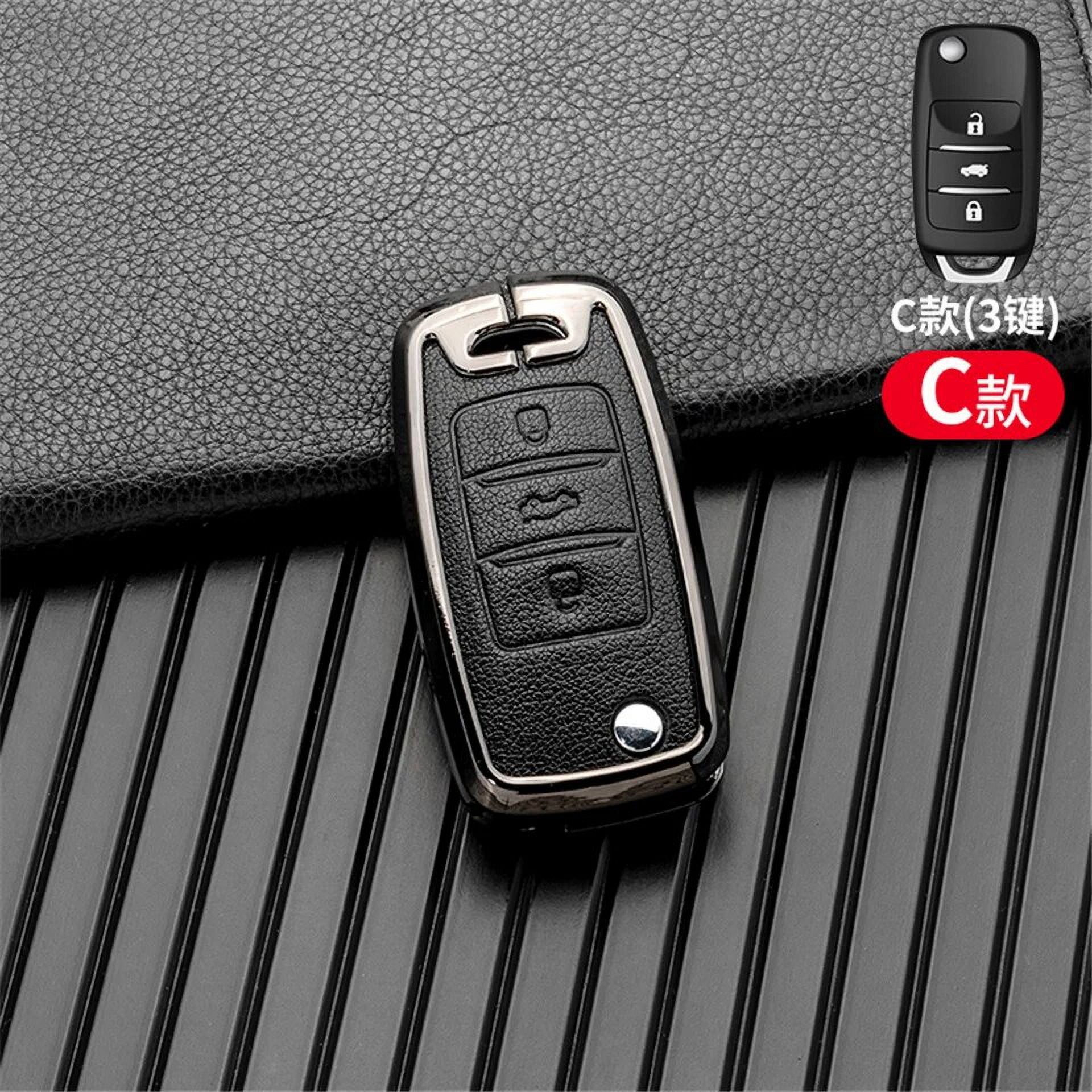 Car key cover case skin holder set protector fob for Changan CS75 EADO ...
