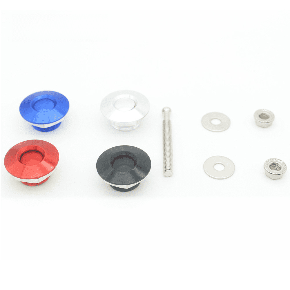 Car modification parts cover lock invisible anti-theft button type mini ...