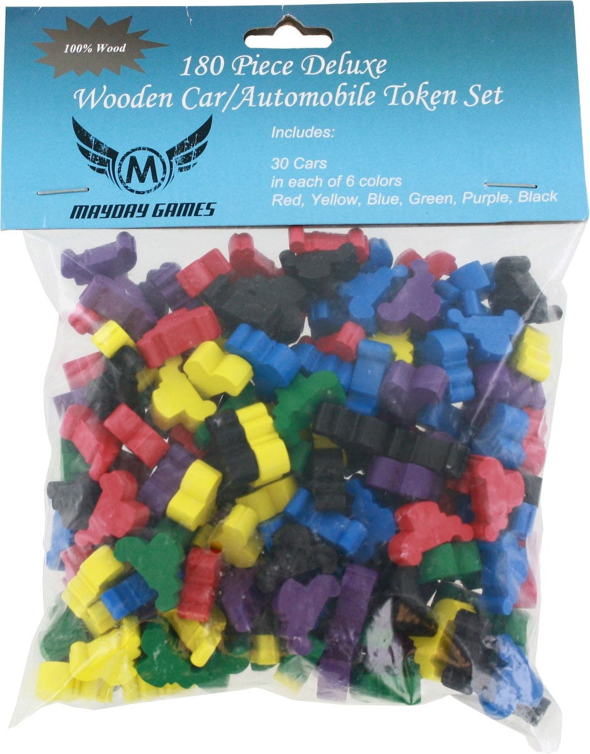 Car or Automobile Wooden Token Game Set (180 Cars) - Walmart.com
