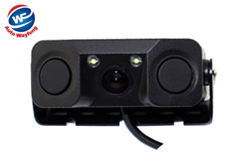 Car parking review video camera with 2 sensors bi bi car alarm display ...