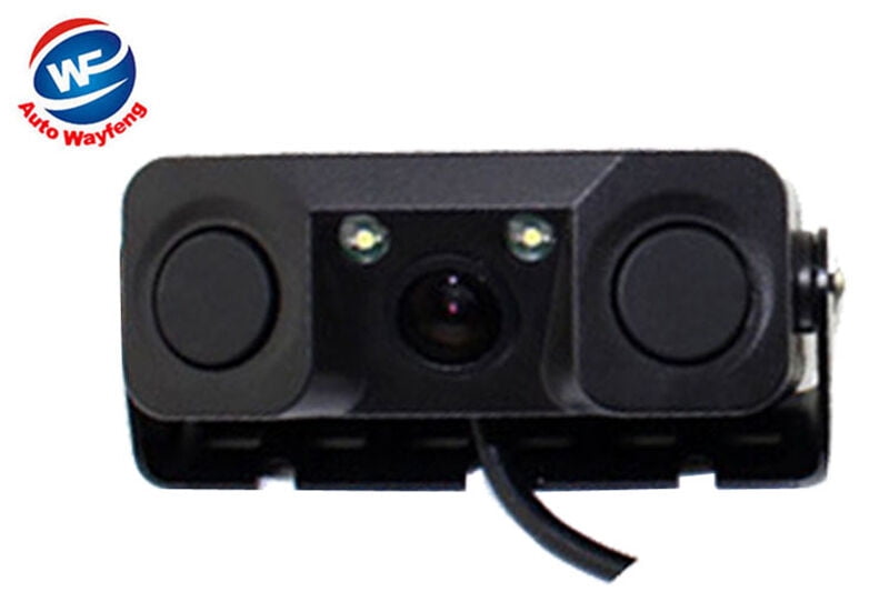 Car parking review video camera with 2 sensors bi bi car alarm display ...