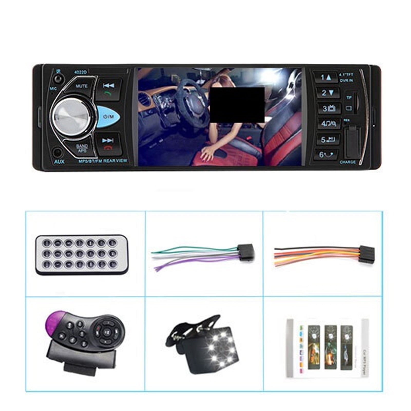 Car radio 1din stereo mp5 mp3 bluetooth radio fm usb autoradio 4.1 Inch ...