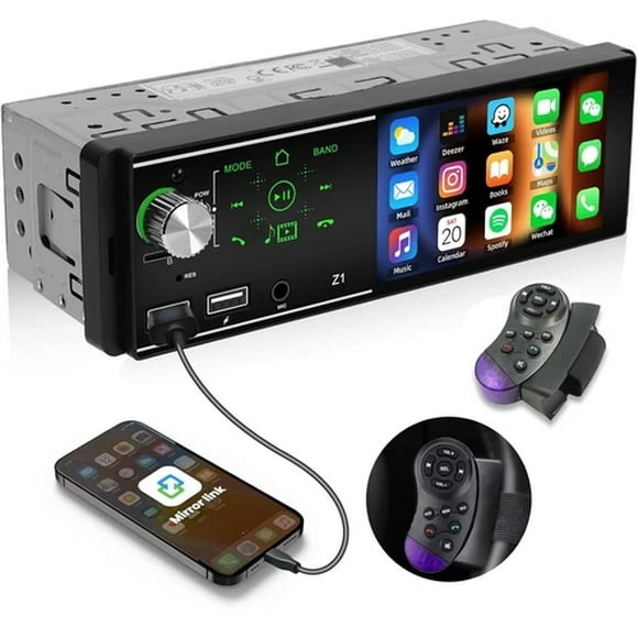 Single Din Bluetooth Car Stereos in Single Din Car Stereos - Walmart.com