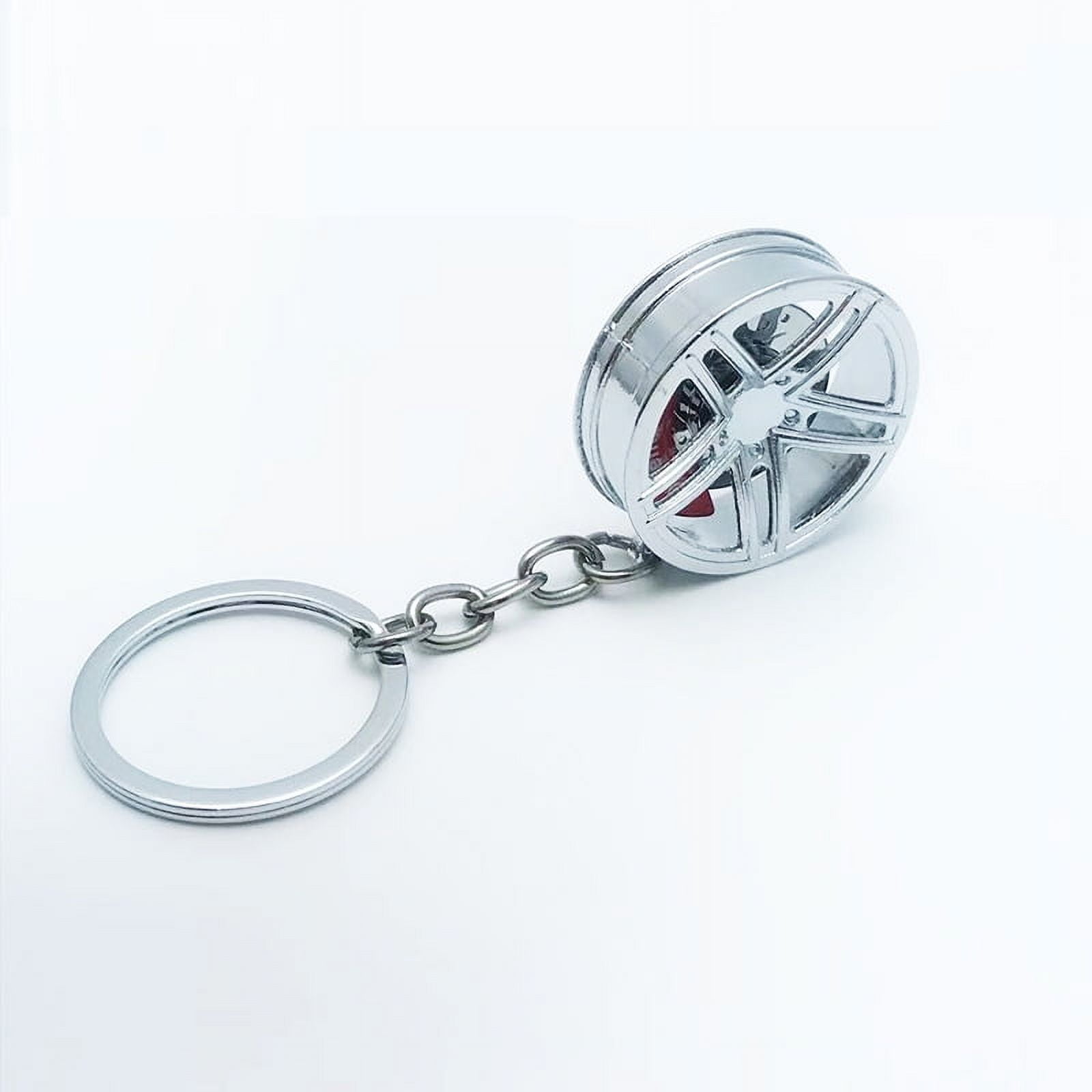 Car suitable for Mercedes-Benz AMG wheel key chain metal car modified ...