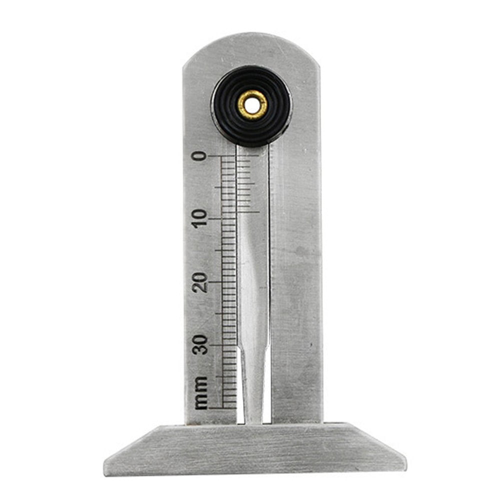 Car tire tread measuring ruler ruler tread depth inspection Vernier ...