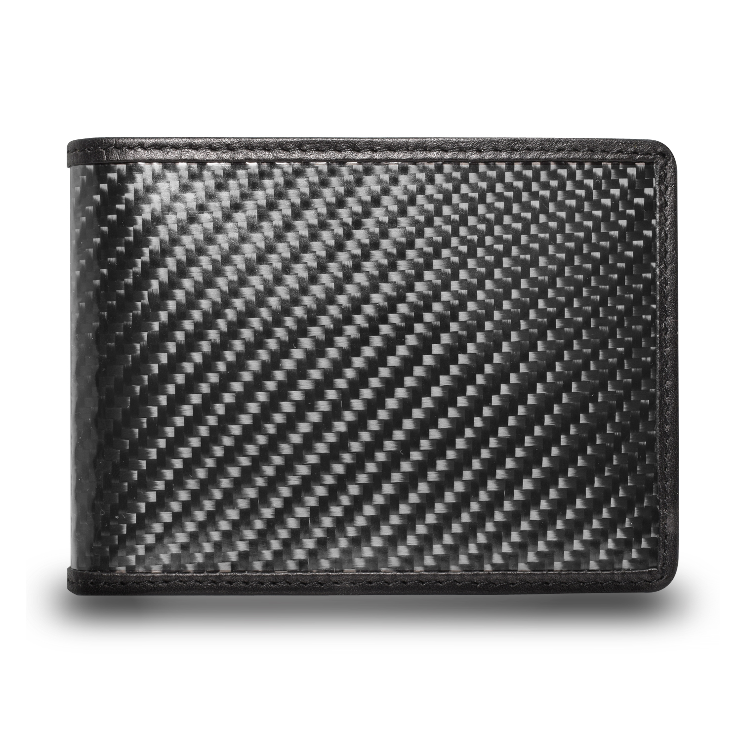 CarBeyondStore Real Premium Black Carbon Fiber Bi-fold Wallet with RFID ...