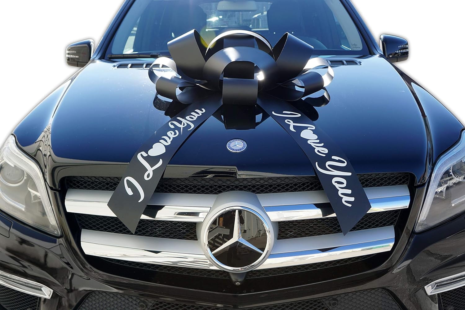 CarBowz Big Car Bow, I Love You, Giant 30" Bow, Non Scratch Magnet ...
