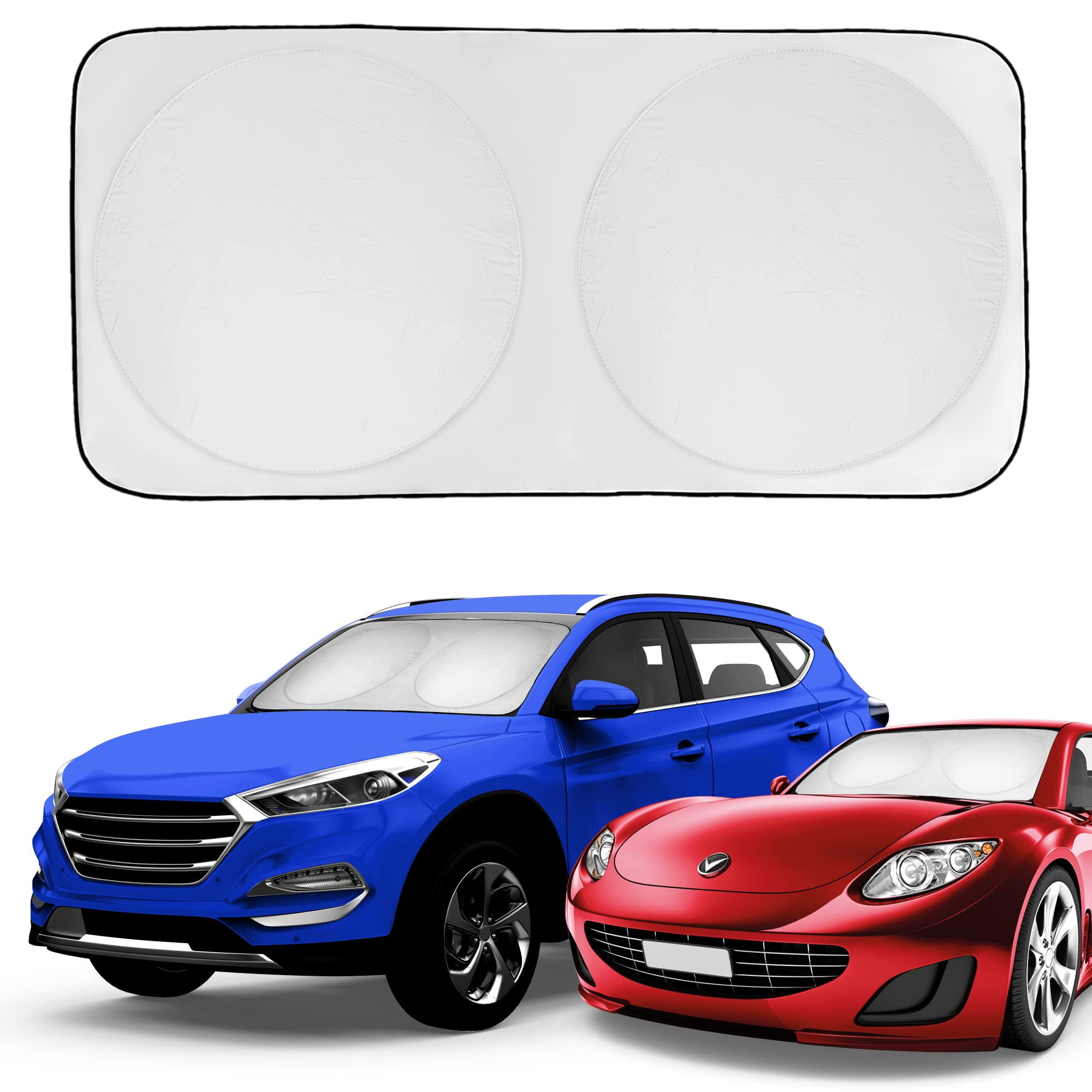CarCooler 69x35 Foldable Car Windshield Sunshades | Cool Down Your Car ...