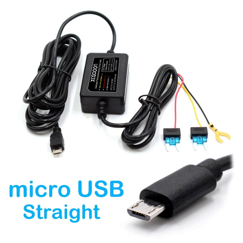 CarDash Cam Wire DVR Hardwire Cable Kit Video Recorder 12V-24V To 5V 2 ...