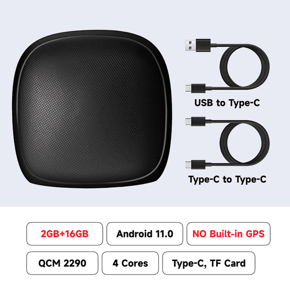 CarPlay Ai Box 8+128G Android 13 Wireless Carplay Android Auto QCM6125 ...