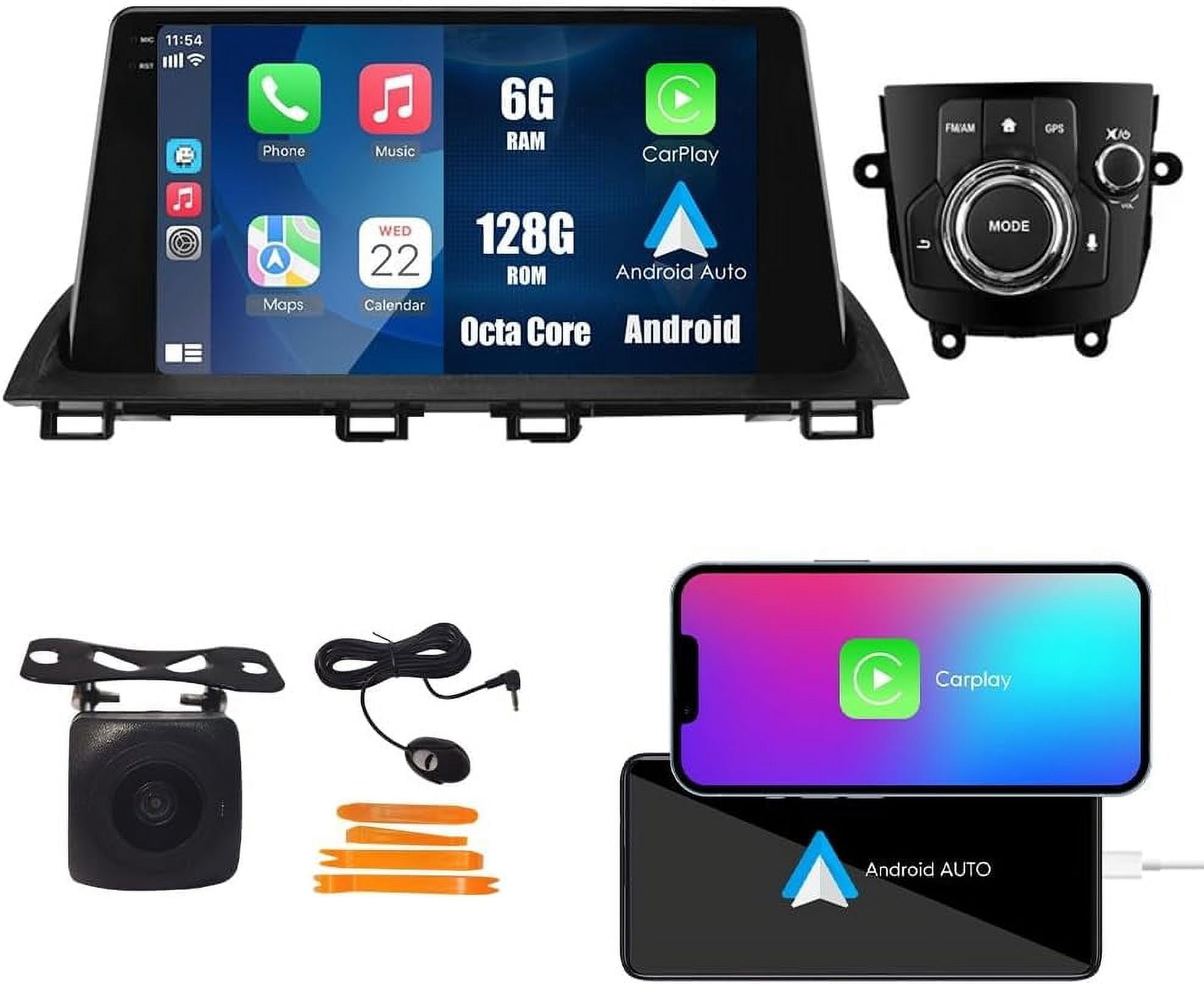 CarPlay Android Auto Navigation Stereo GPS Radio Camera Display 9" IPS ...