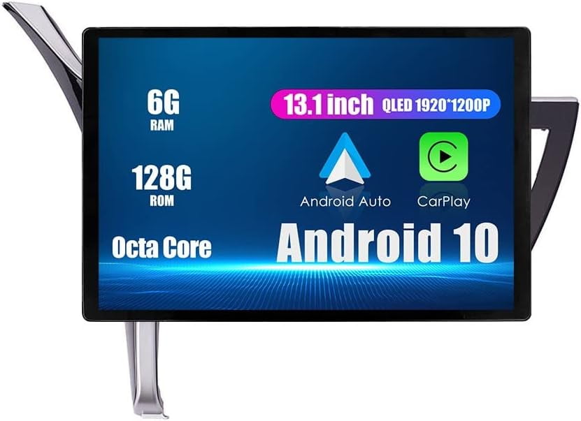 CarPlay Android Auto Navigation Stereo GPS Radio Reverse Camera Display ...