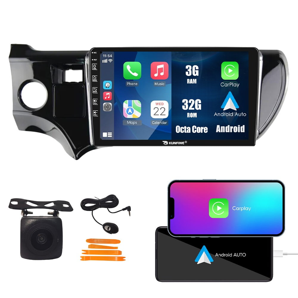 CarPlay Android Auto Navigation Stereo GPS Radio Reverse Camera Display ...