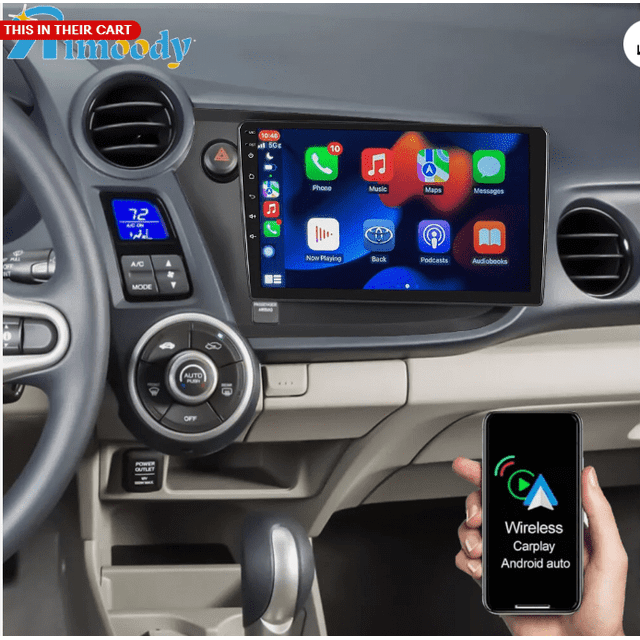 CarPlay Car Stereo Radio for Honda Insight 2009-2014 with Android Auto ...
