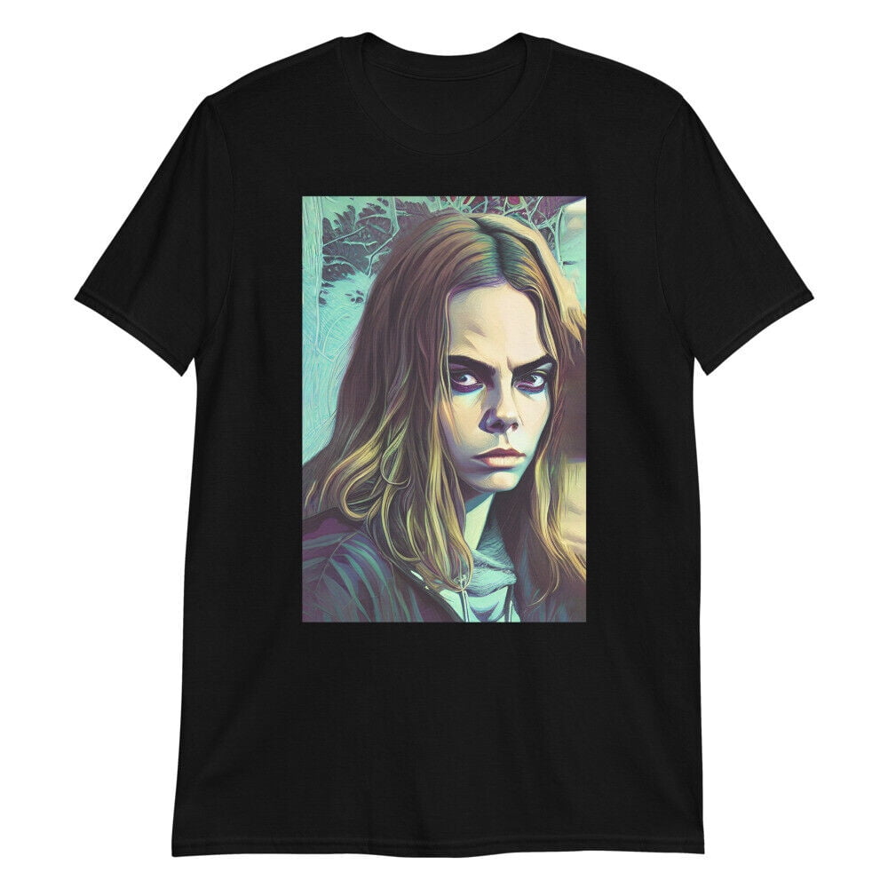 Cara Delevingne Unisex T-Shirt FanArt Supermodel Modelling Celebrity ...
