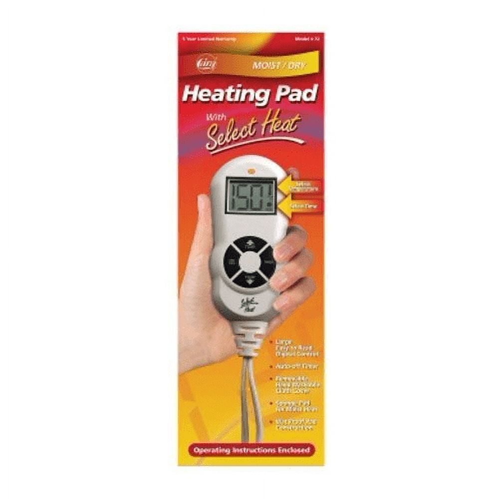 Cara Heating Pad with Select Heat Relieves Back Pain, Moist/Dry ...