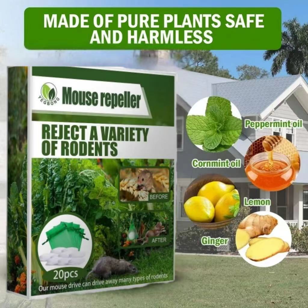 Cara Lady Mouse And Rat Repellent Oil, Green, 20 Pieces - Walmart.com