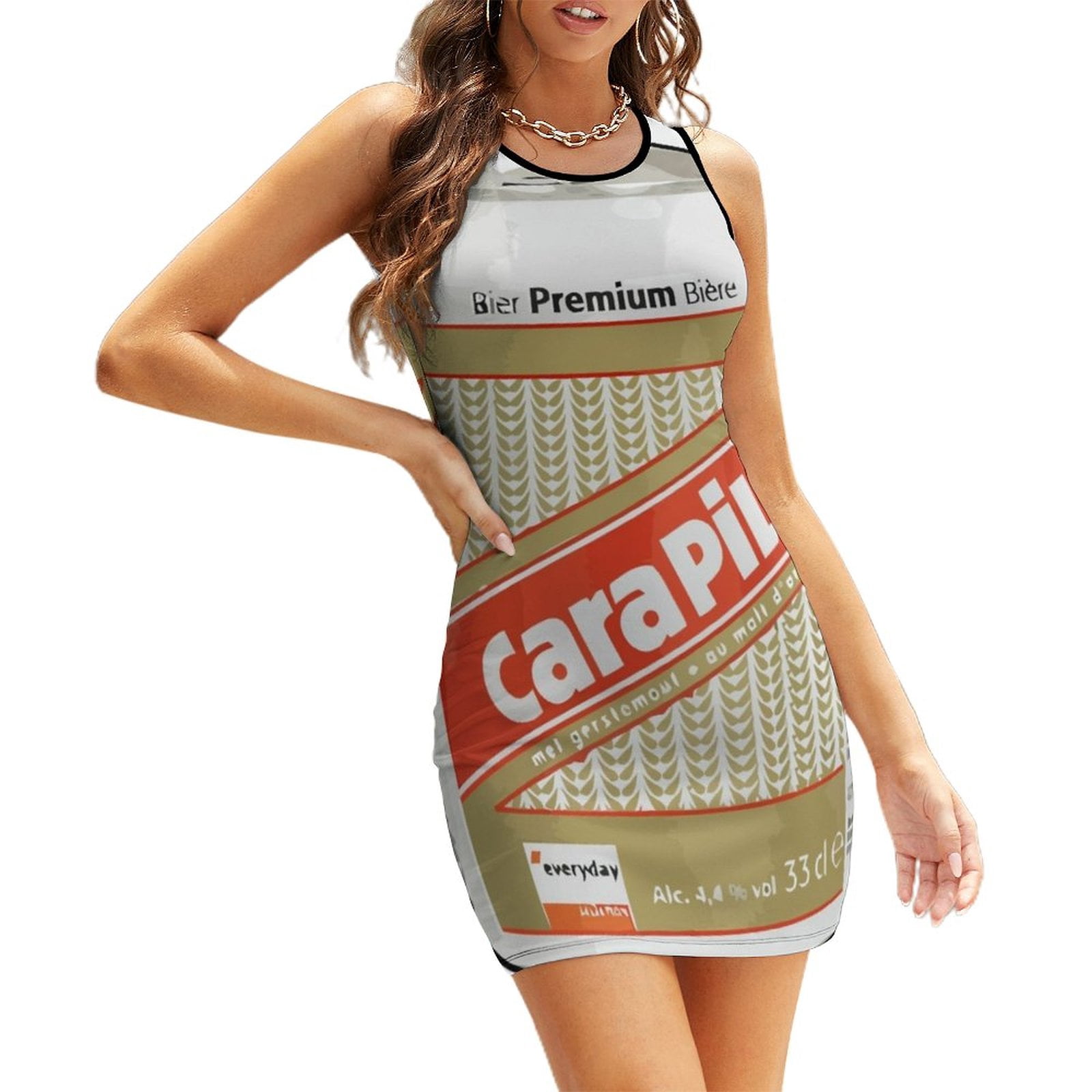 Cara Pils Square Neck Dress Sweet Summer Dress Women Elegant Halter ...